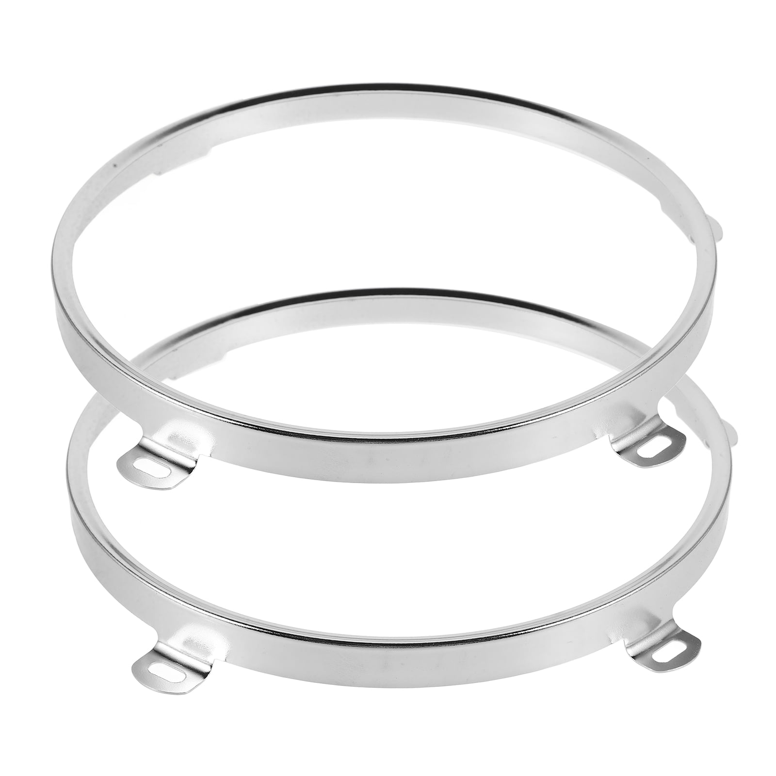 IFANLANDOR 2Set Headlamp Retaining Ring And Mounting Bucket Iron 11.8X0 ...