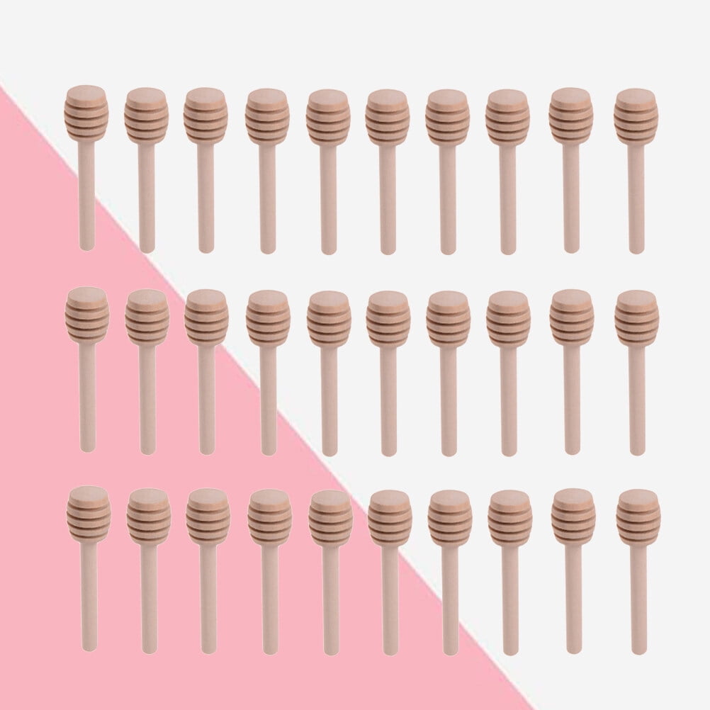 IFANLANDOR 30Pcs Mini Honeycomb Stick Honey Dipper for Daily Use and ...