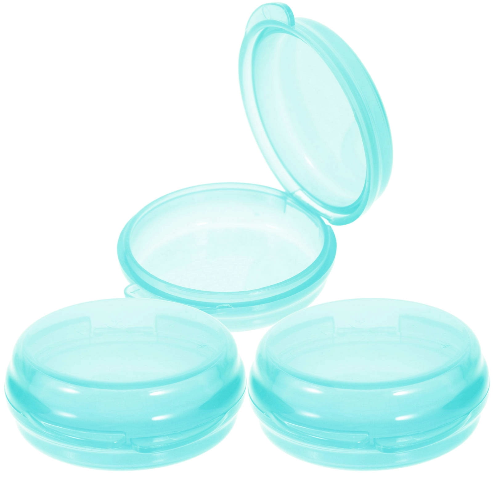 IFANLANDOR 3Pack Portable Pill Box Green Round Plastic for Travel ...