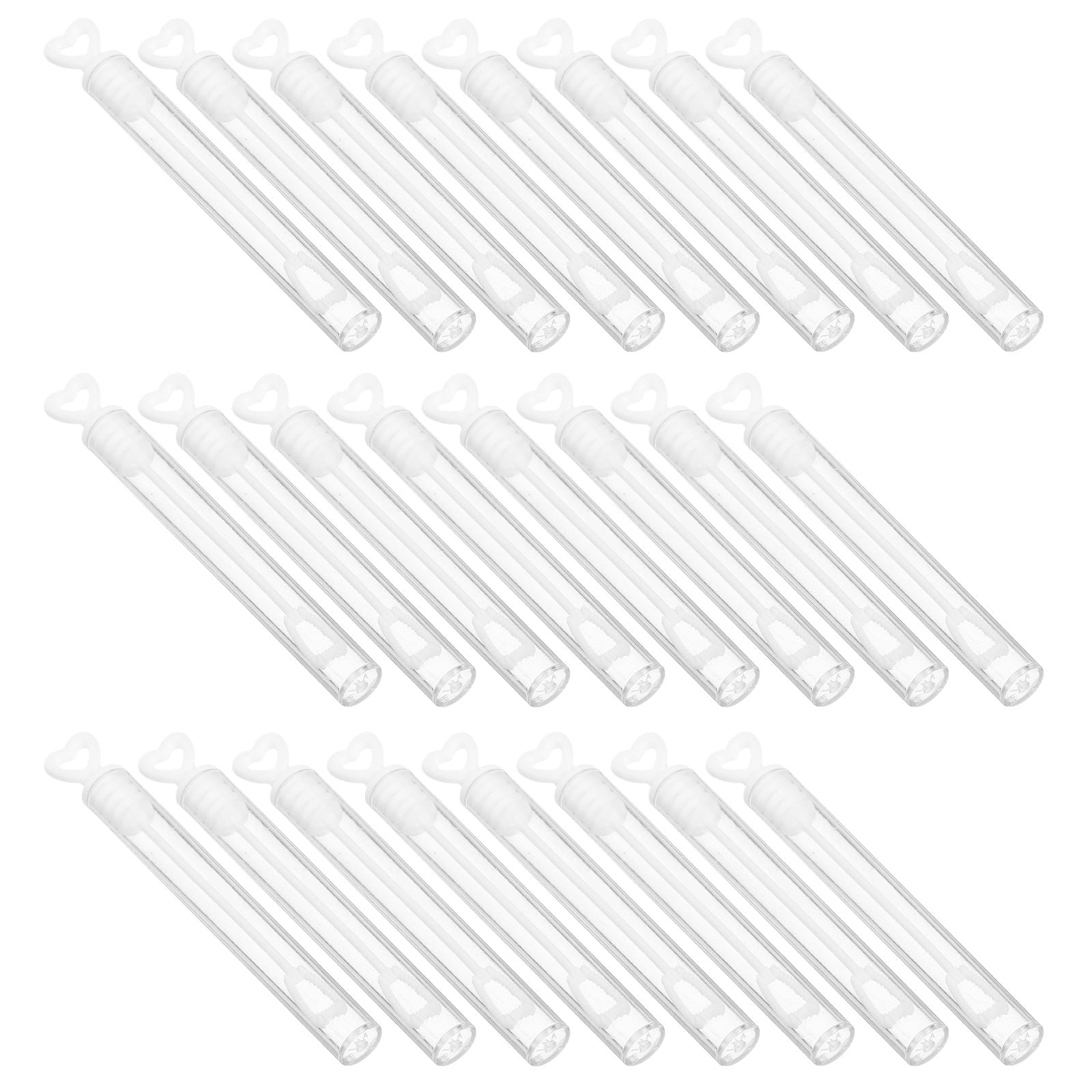 IFANLANDOR 48Pcs Heart Bubble Wands Plastic Wedding Party Favors for ...