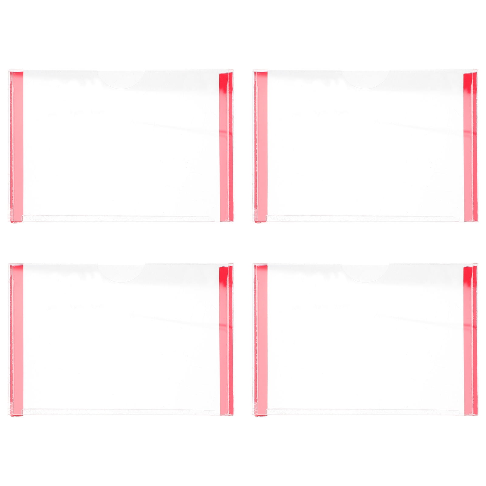 IFANLANDOR 4Pcs Modern Acrylic Rectangular Door Sign Holders for Office ...