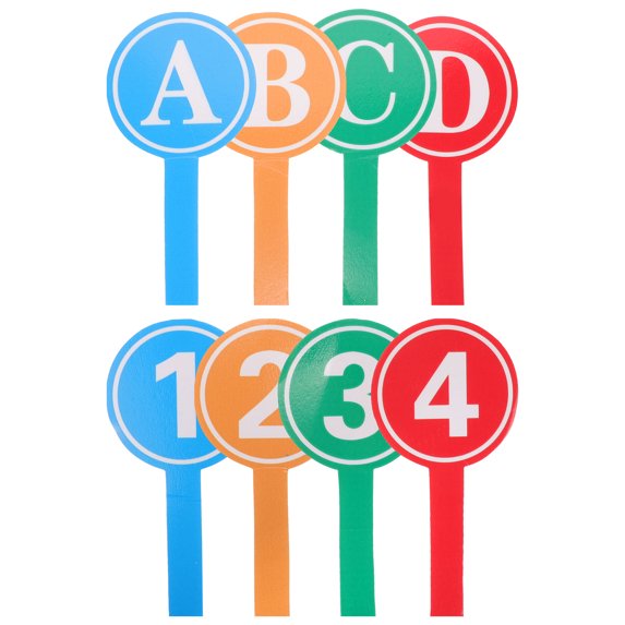 IFANLANDOR 8 Pieces Answer Paddle Prop for Classroom and Games in ...