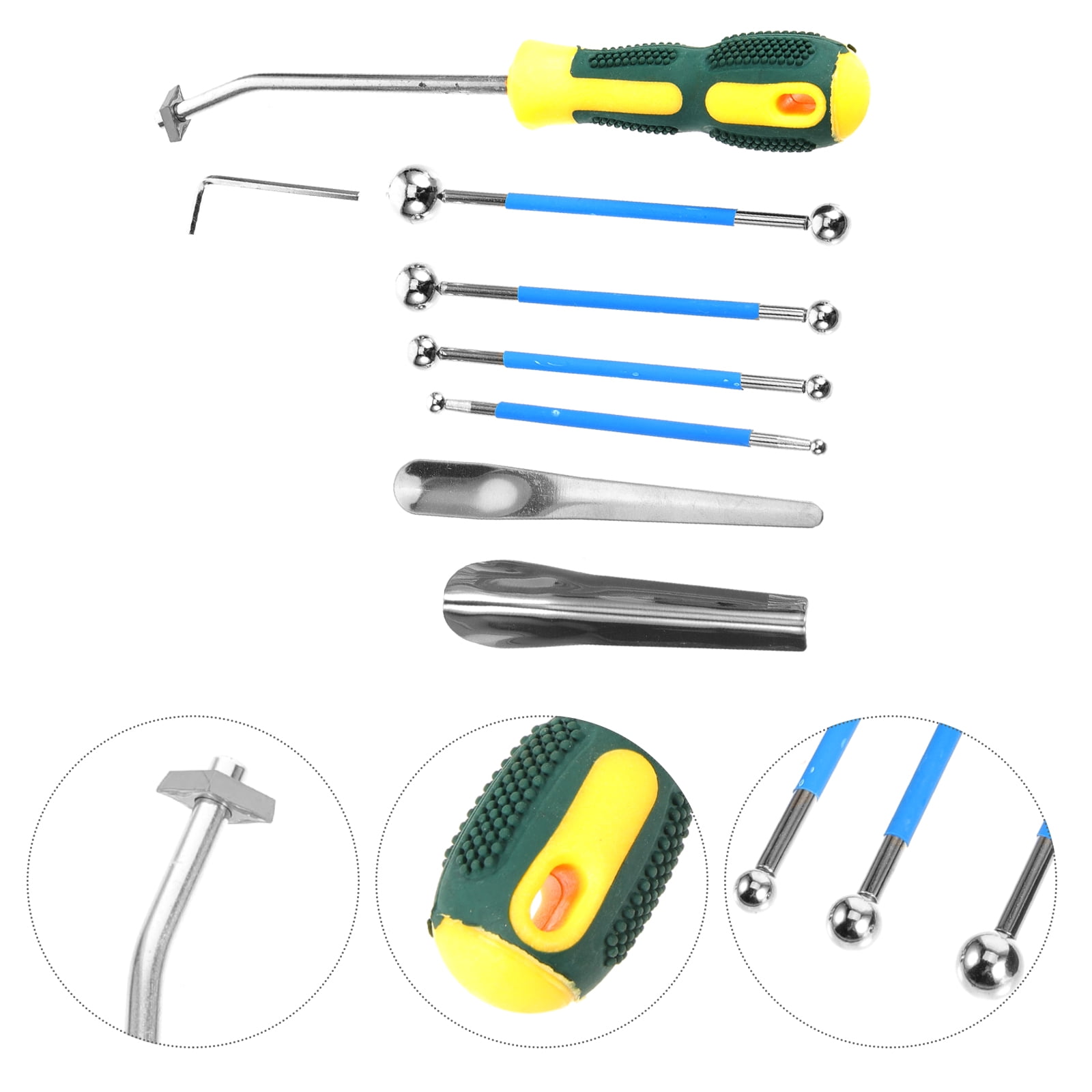 IFANLANDOR 9Pcs Diy Tiling Tools Bathroom and Kitchen with Steel Balls ...