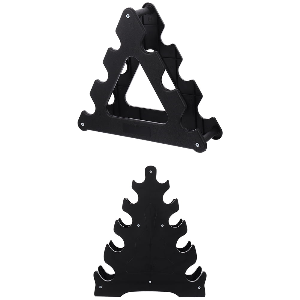 IFANLANDOR Dumbbell Weight Rack 2Pack Black Abs Triangle Shape For Home ...