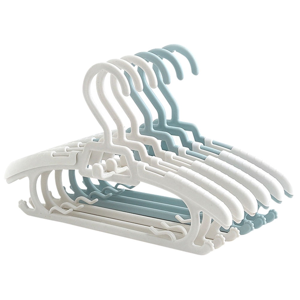 IFANLANDOR Practical Design Clothes Hangers for Kids 10Pack Adjustable ...