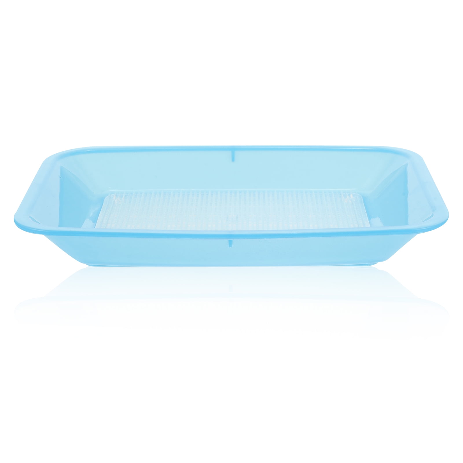 IFANLANDOR Restaurant Tip Plate 1Pack Blue Rectangular Design Ideal for ...