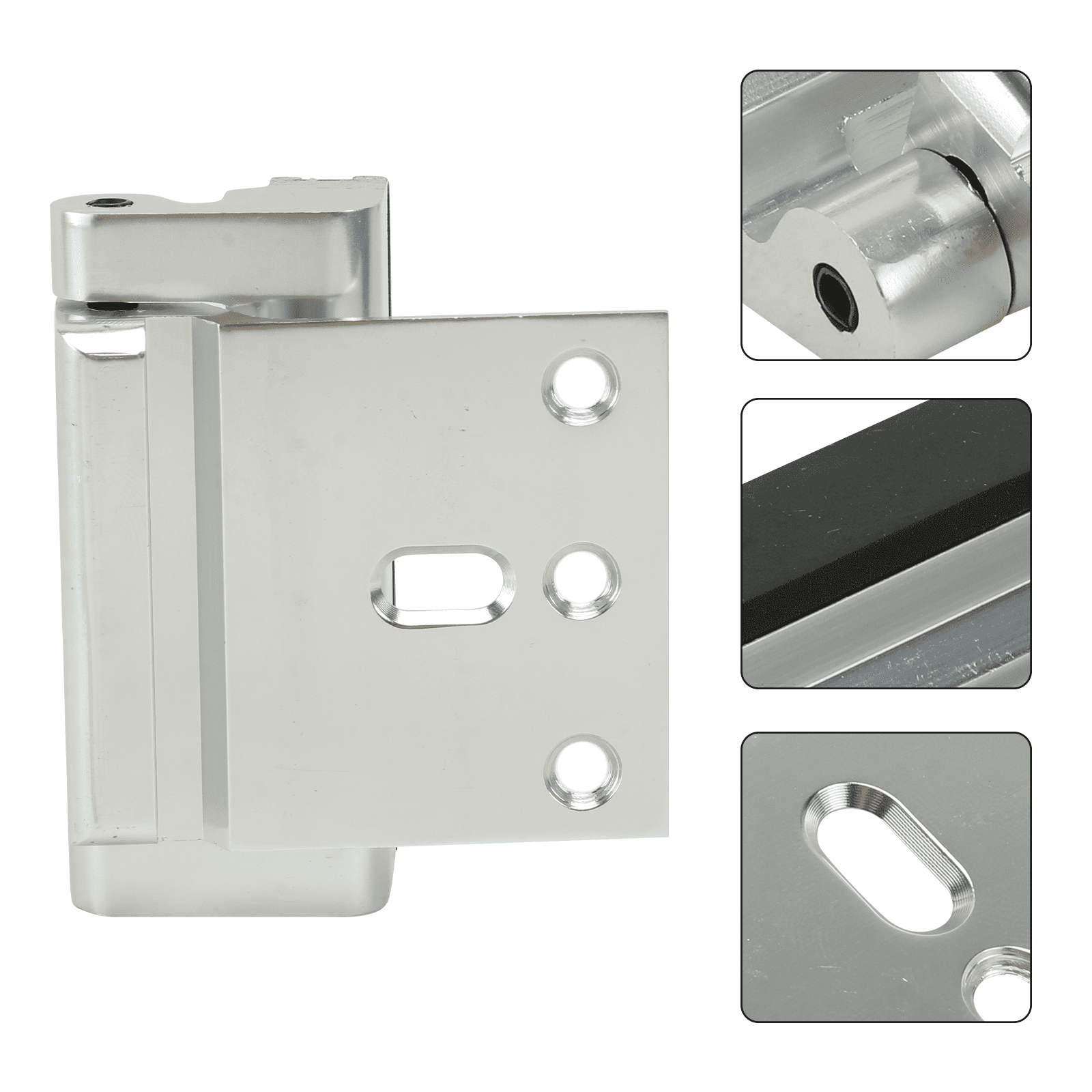 IFANLANDOR Silver Finish Buckle Lock Hinge for Stable Fixation and ...