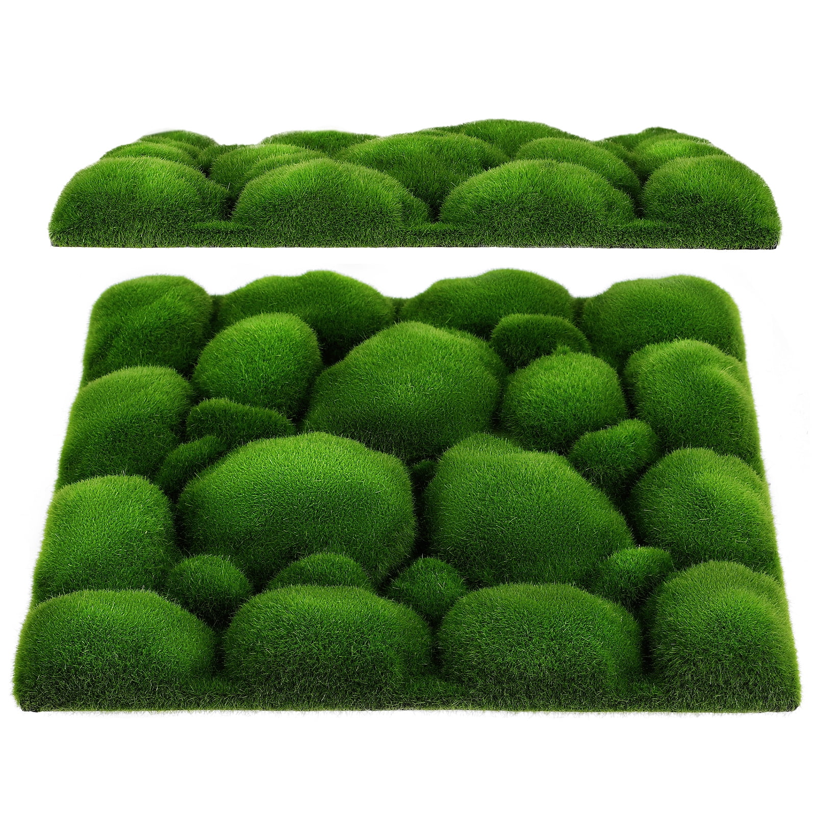 IFANTNG 2pcs Artificial Greenery Wall Panels Grass Wall Panels Indoor ...