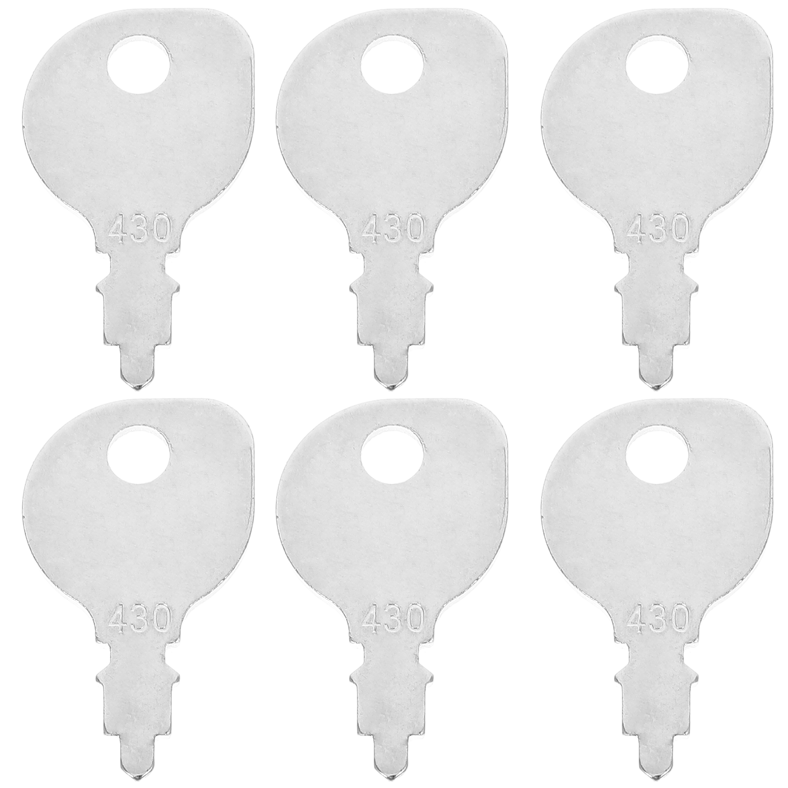 IFANTNG 6pcs Ignition Starter Keys Engine Starter Key Replacement ...