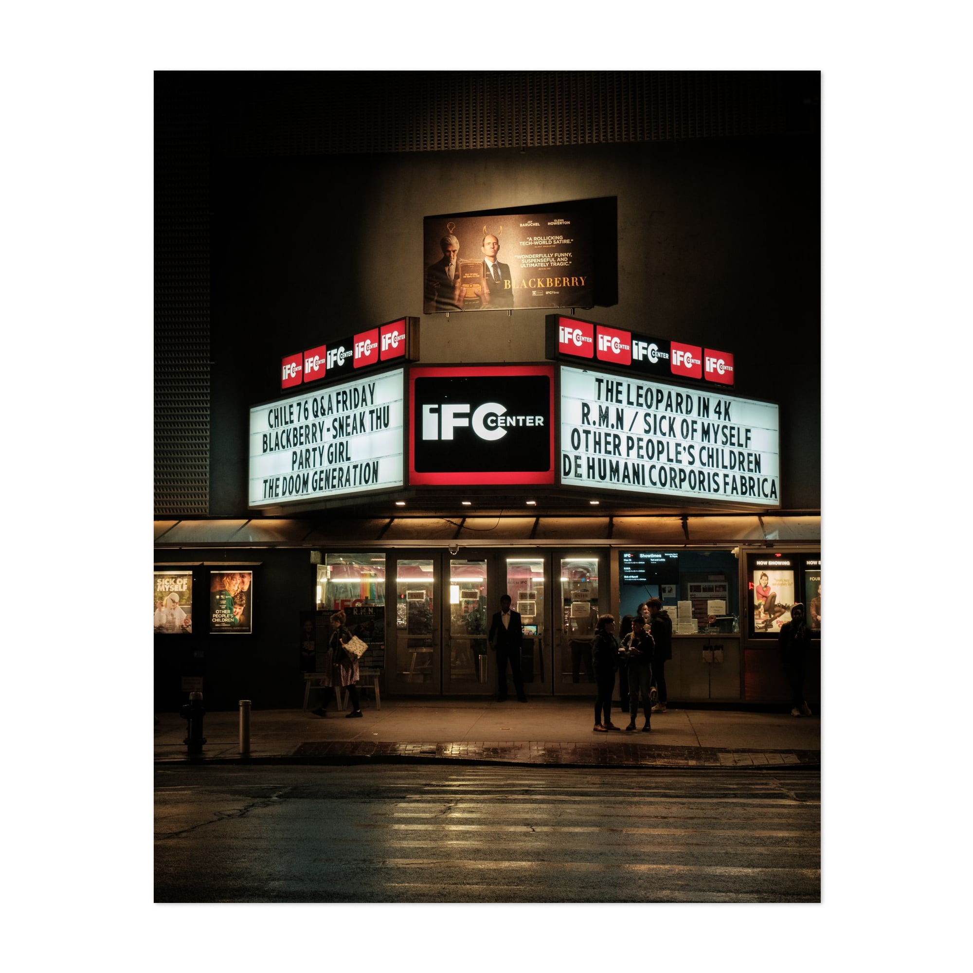 IFC Center, West Village - Manhattan New York Photography Unframed Wall Art Print 30 x 40 inches ...