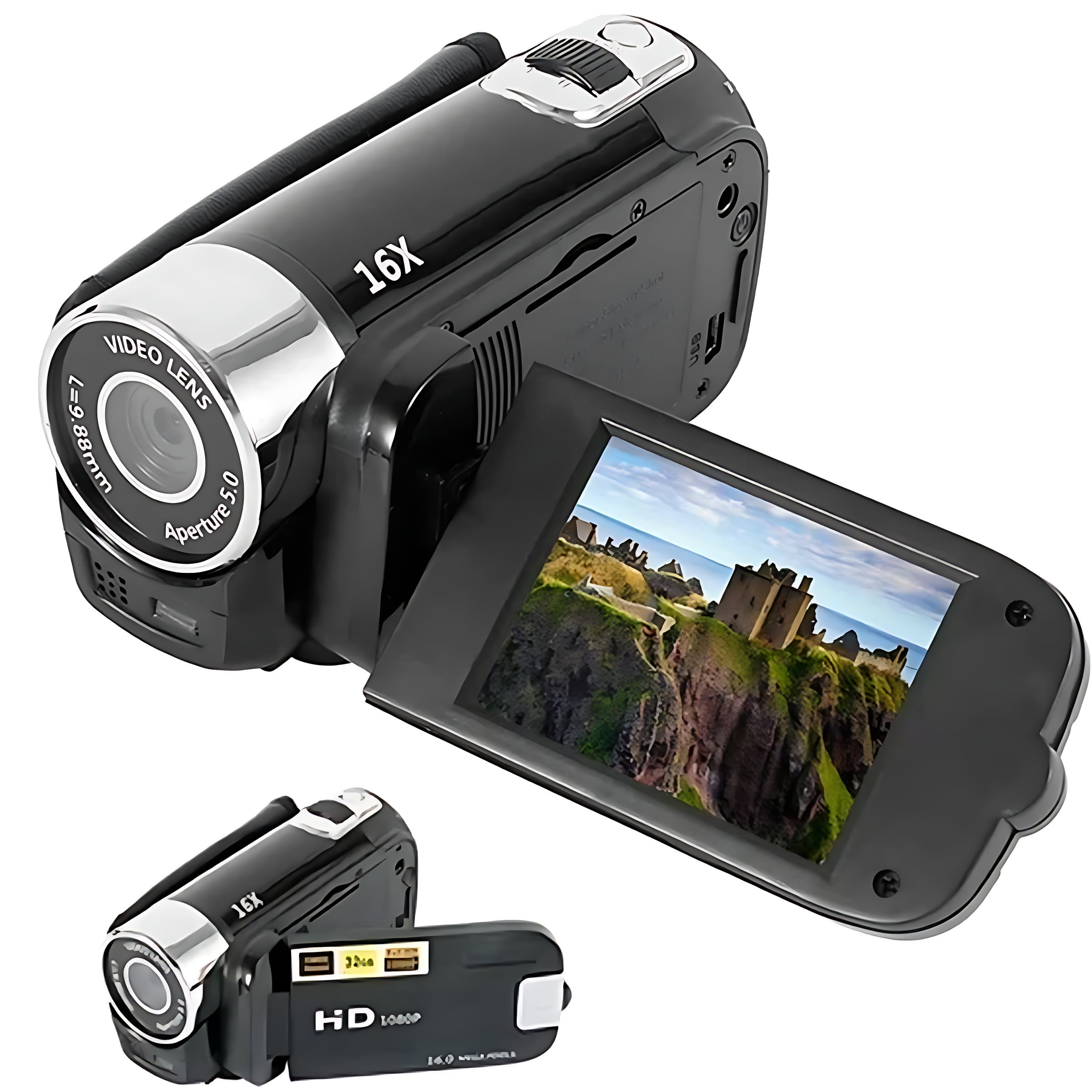 IFCOW Full HD 1080P 16x Zoom Digital Video Camera Camcorder Camera ...