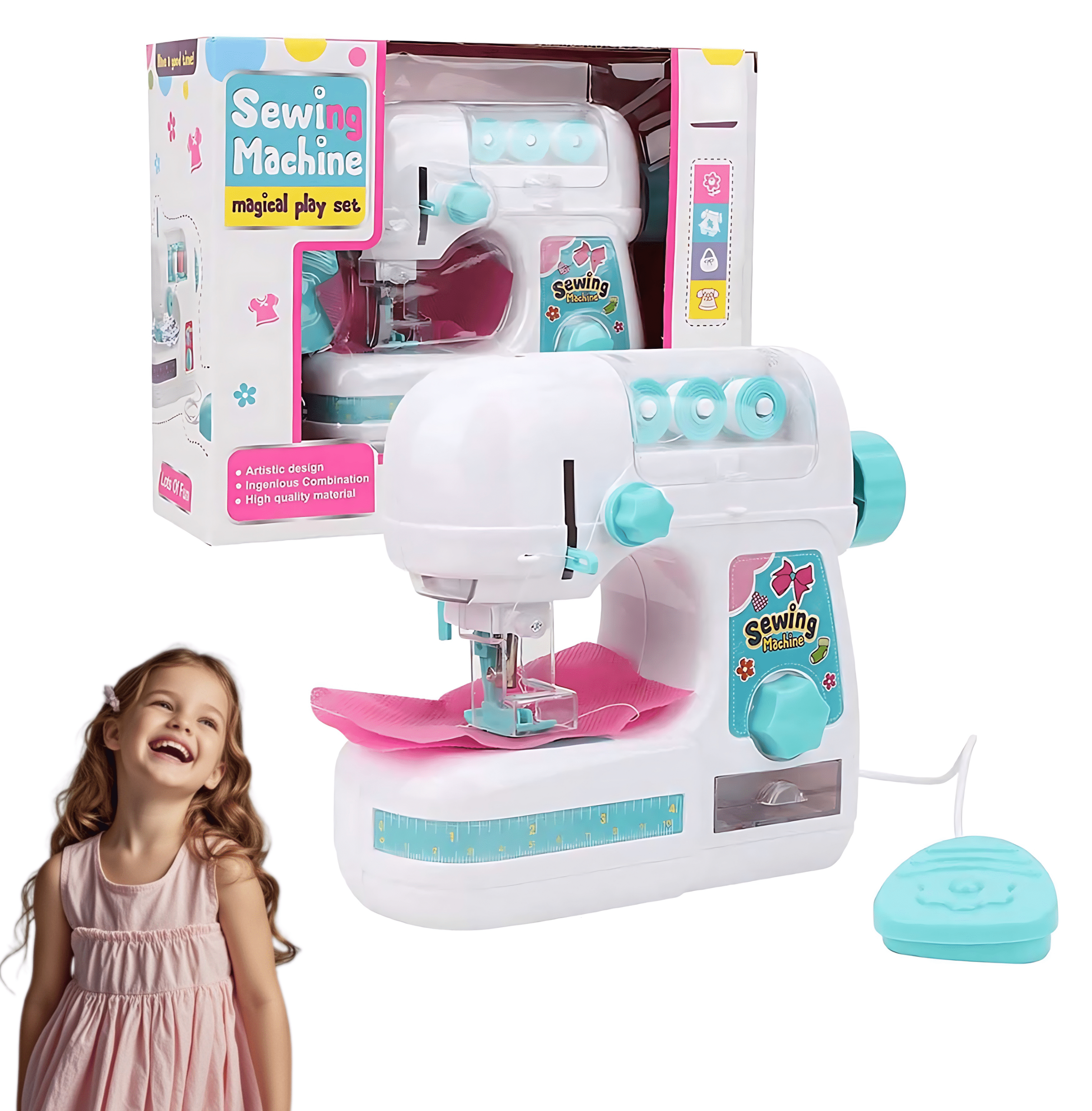 iFCOW Magical Play Set No285067023 Adjustable Electric Sewing Machine ...