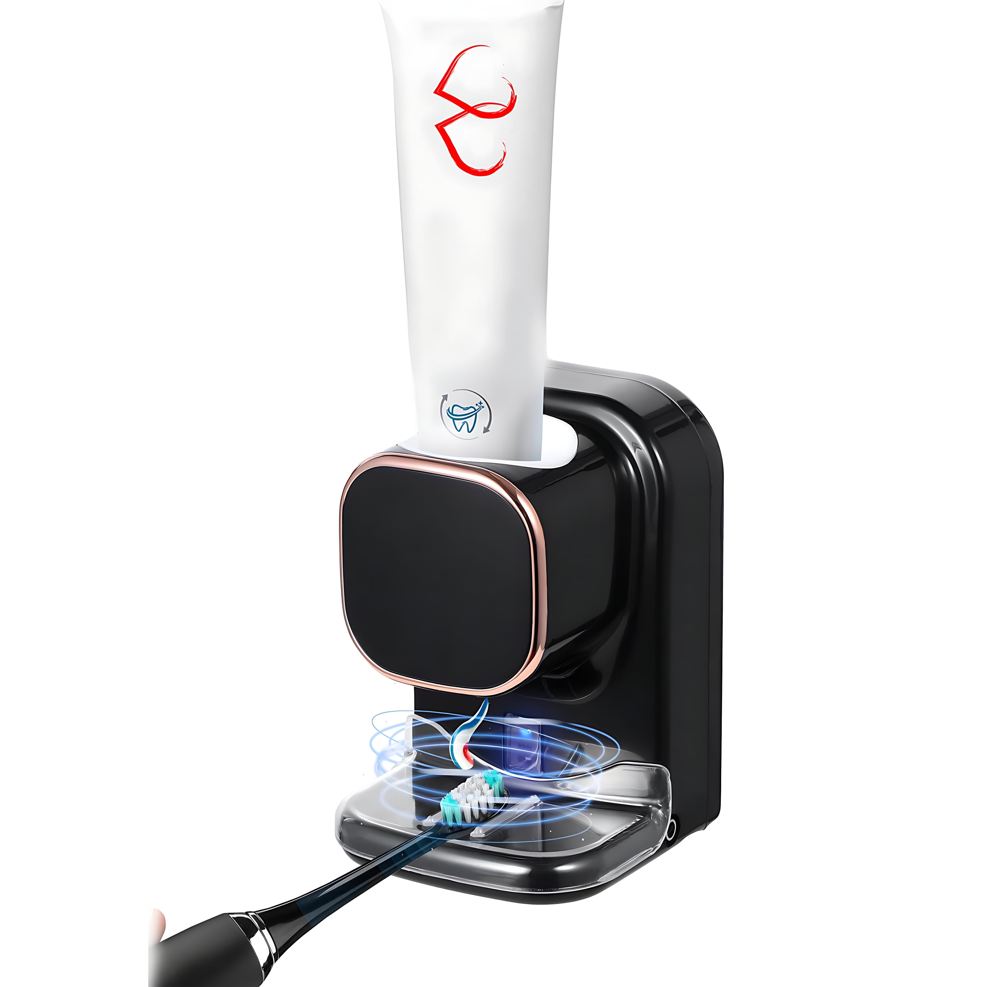 IFCOW Toothpaste Dispenser,Wall Mounted Automatic Toothpaste Dispenser ...