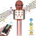 IFCOW Wireless Bluetooth Karaoke Microphone Karaoke Machine Speaker ...