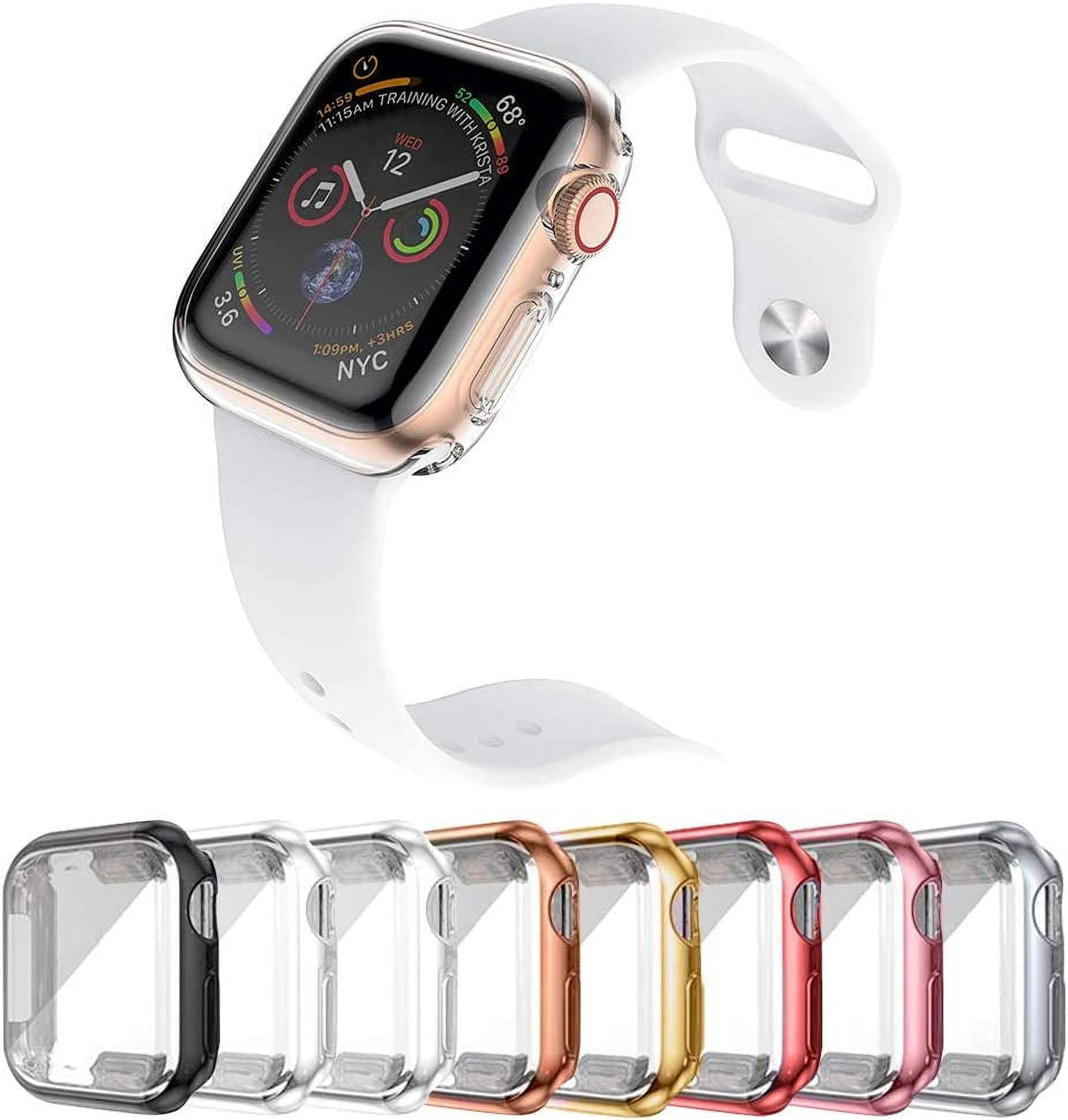 IFECCO 40mm 8 Pack Watch Screen Protector Case for Apple Watch Series 6 ...