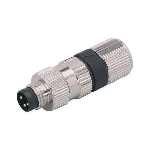 IFM EFECTOR E11550, Connector, 3 pin M8 male IDC attachable, 3-5mm ...