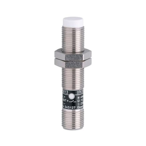 IFM EFECTOR IF5813, Sensor, Proximity, M12 Inductive, 4mm Range NF, 10-36VDC, PNP-NO, M12 ...