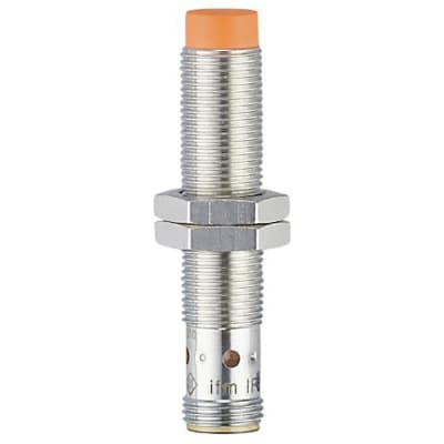 IFM EFECTOR IFS241, Inductive sensor, 12mm diameter, 7mm nonflush range, 3wire DC PNP, N.O, QD ...