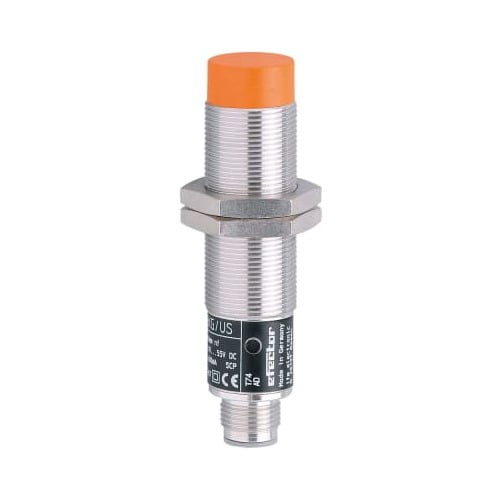 IFM EFECTOR IG5597, Inductive ProXimity Sensor, M18 non-flush, 8mm Range, 10-55VDC, PNP/NPN, M12 ...