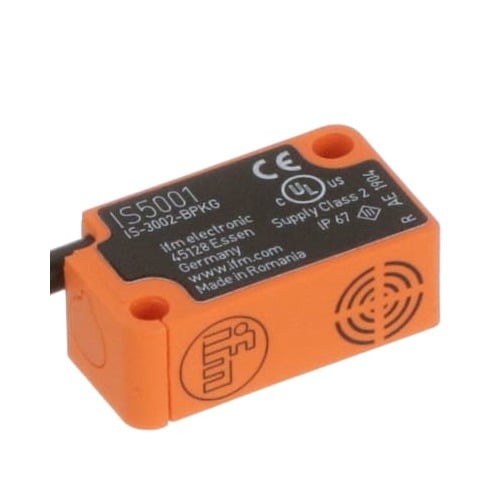 Ifm Efector Is5001 Proximity Sensor Block Inductive Pnp No 2 Mm Range 10 To 30 Vdc Cable