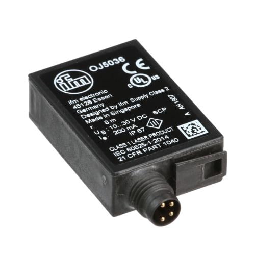 IFM EFECTOR OJ5036, Retroreflective PE Sensor 8 m DetectionRange, PNP ...