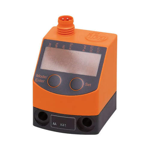 IFM EFECTOR PQ3809, Pressure pneumatic sensor, 4wire DC, PNP + 4-20mA ...