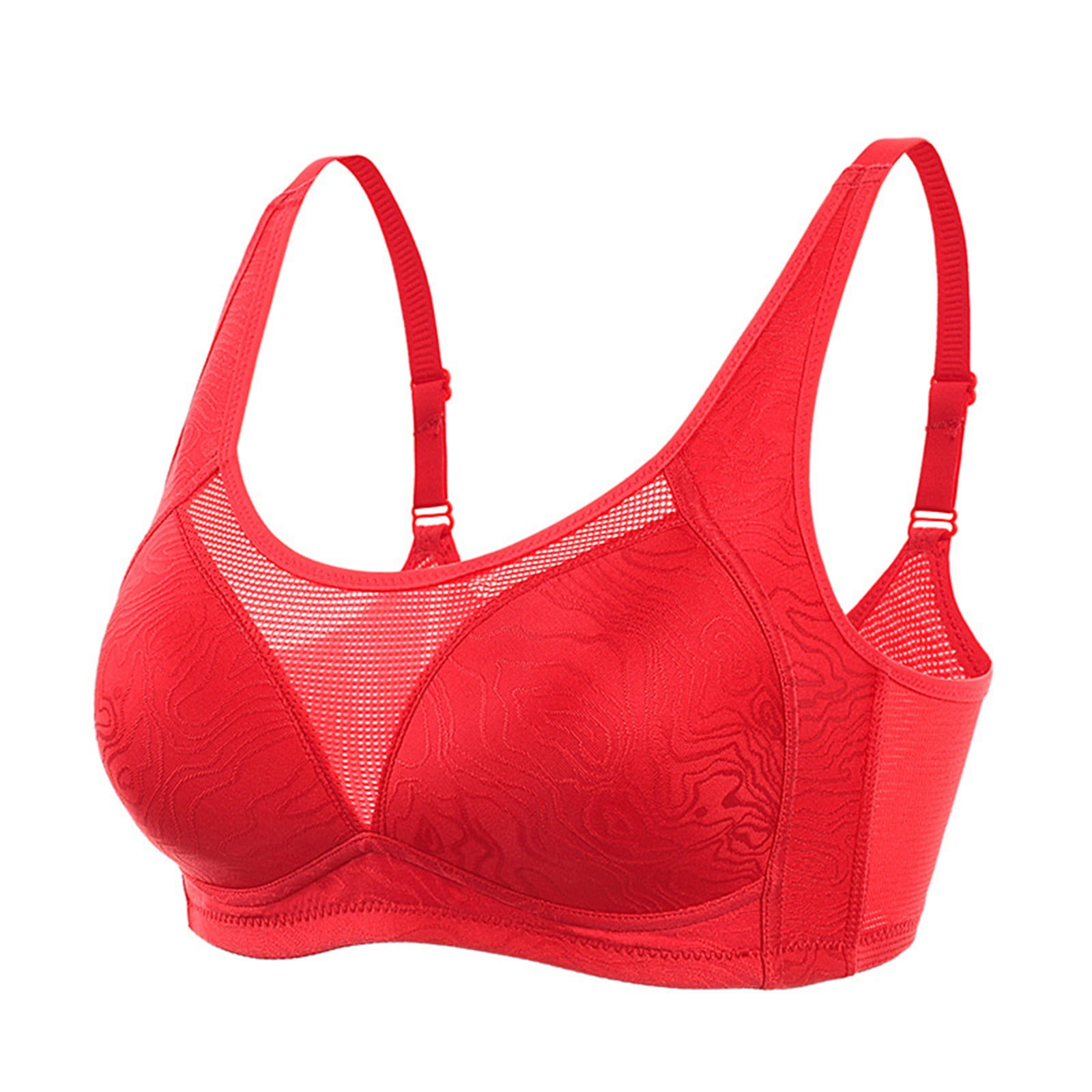 IFNND Womens Plus Size Bra Thin Plunge Full Coverage Bra Perspective ...