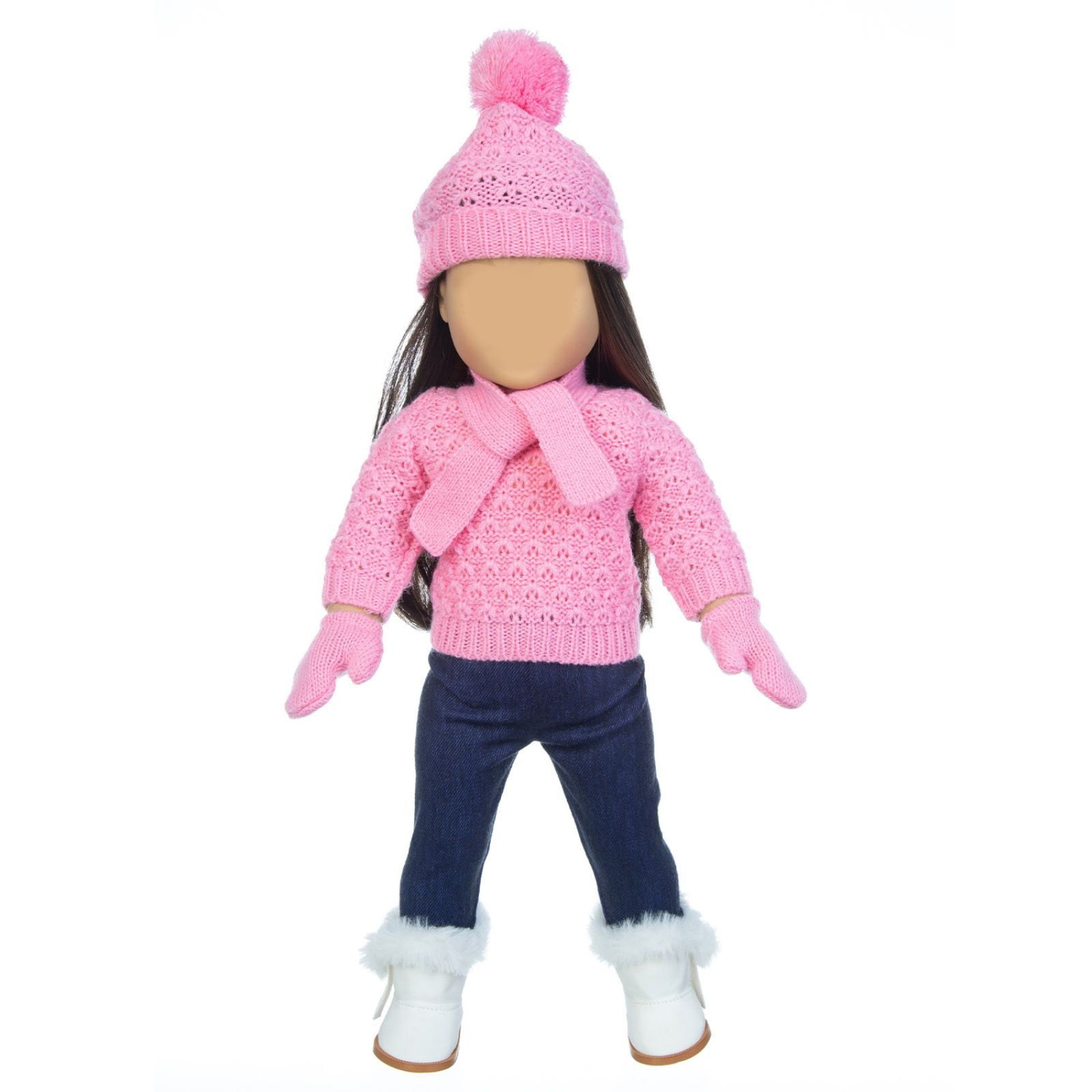 IFNWSV 18 Inch Doll Clothes Casual Outfit Winter Clothes for Baby Dolls ...