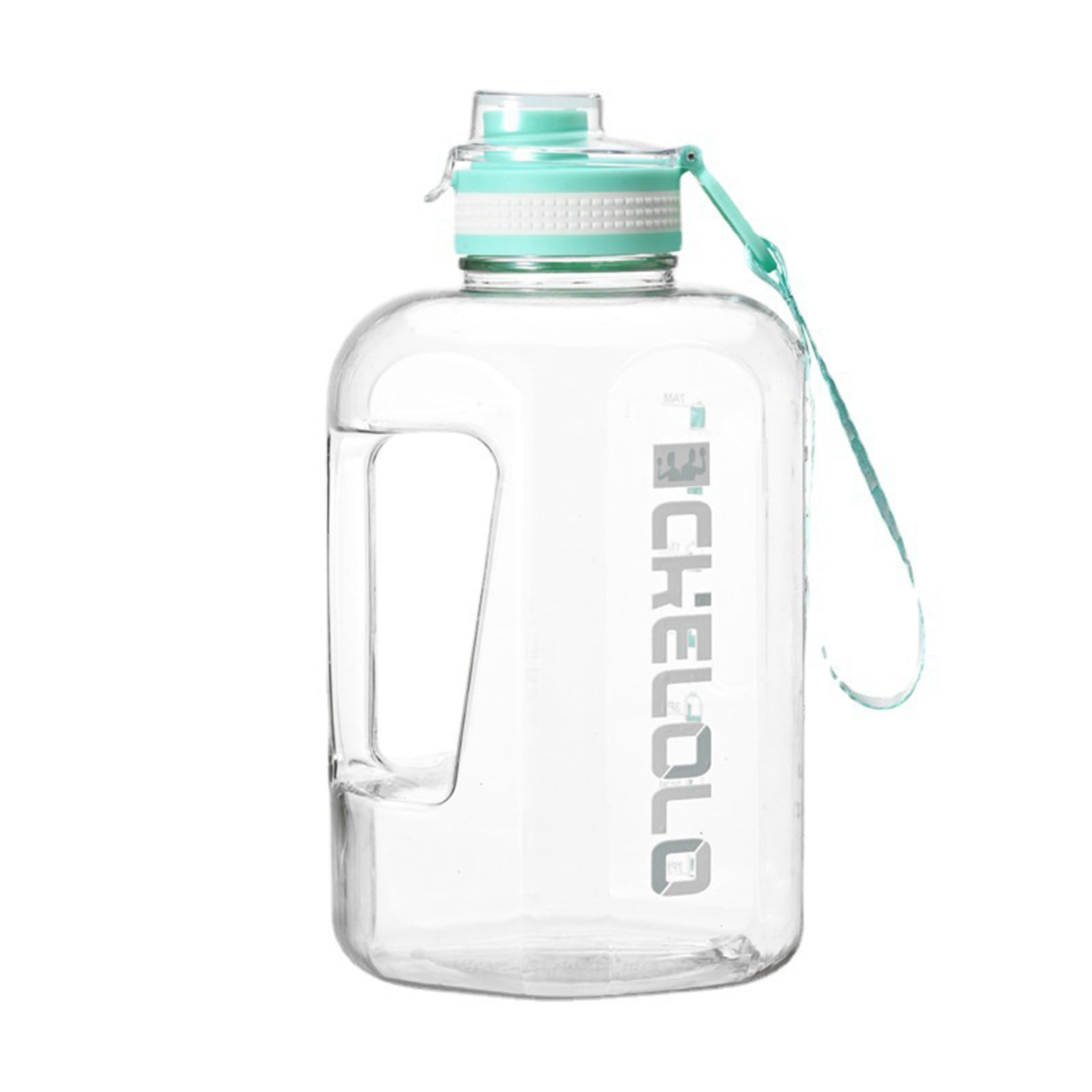 IFNWSV 2200ml Large Capacity Plastic Water Bottle Popular Big Belly Cup for Men and Women Sports ...