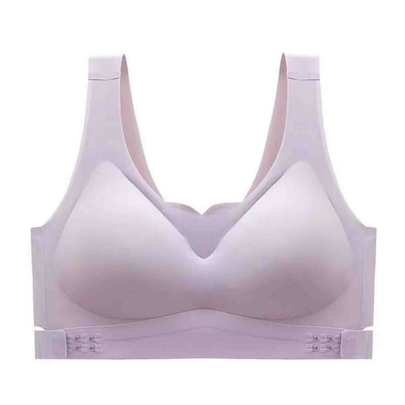 IFNWSV Comfort Wireless Bra with Side Closure Beautiful Back Push Up ...