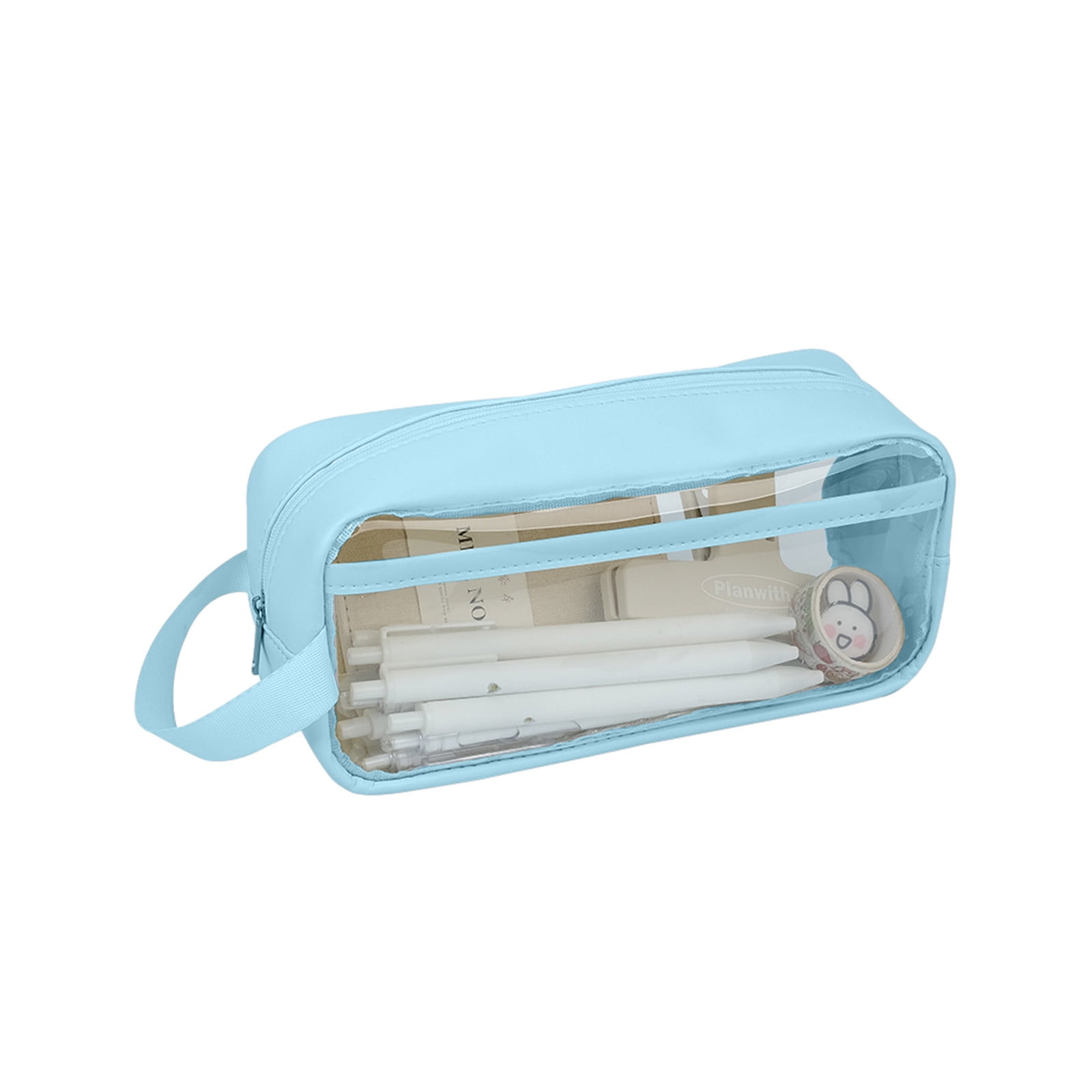 IFNWSV Mesh Pencil Case Pouch Clearly Visible Grid Pen Cases Zipper ...