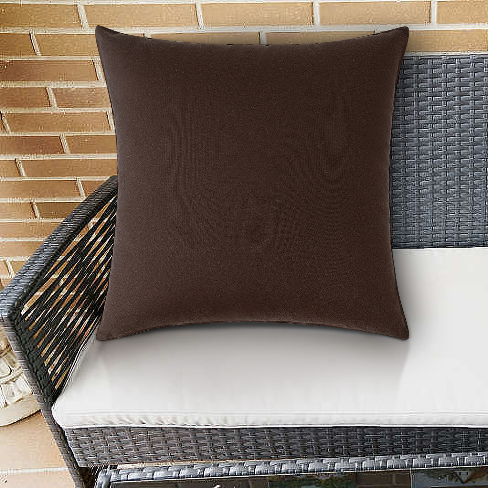 IFNWSV Outdoor Water-Proof Pillow Cover Modern Solid Color Cushion ...