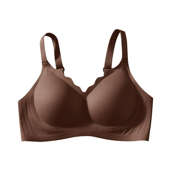 IFNWSV Solid Color Everyday Bra for Women Fashion Seamless Soft Support ...