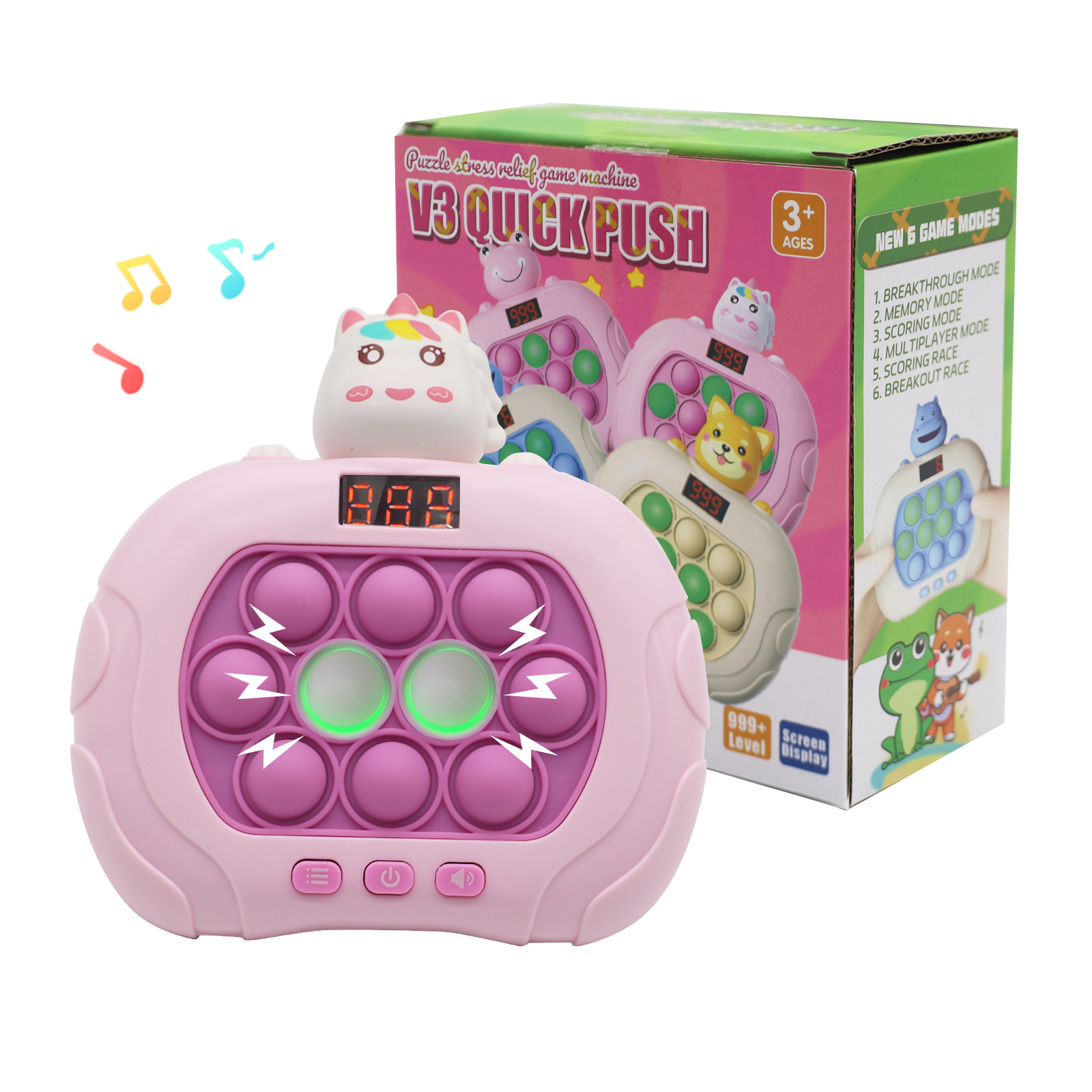 Stitch Pop Push it Game Controller, Sensory Fidget Toy, Electronic ...