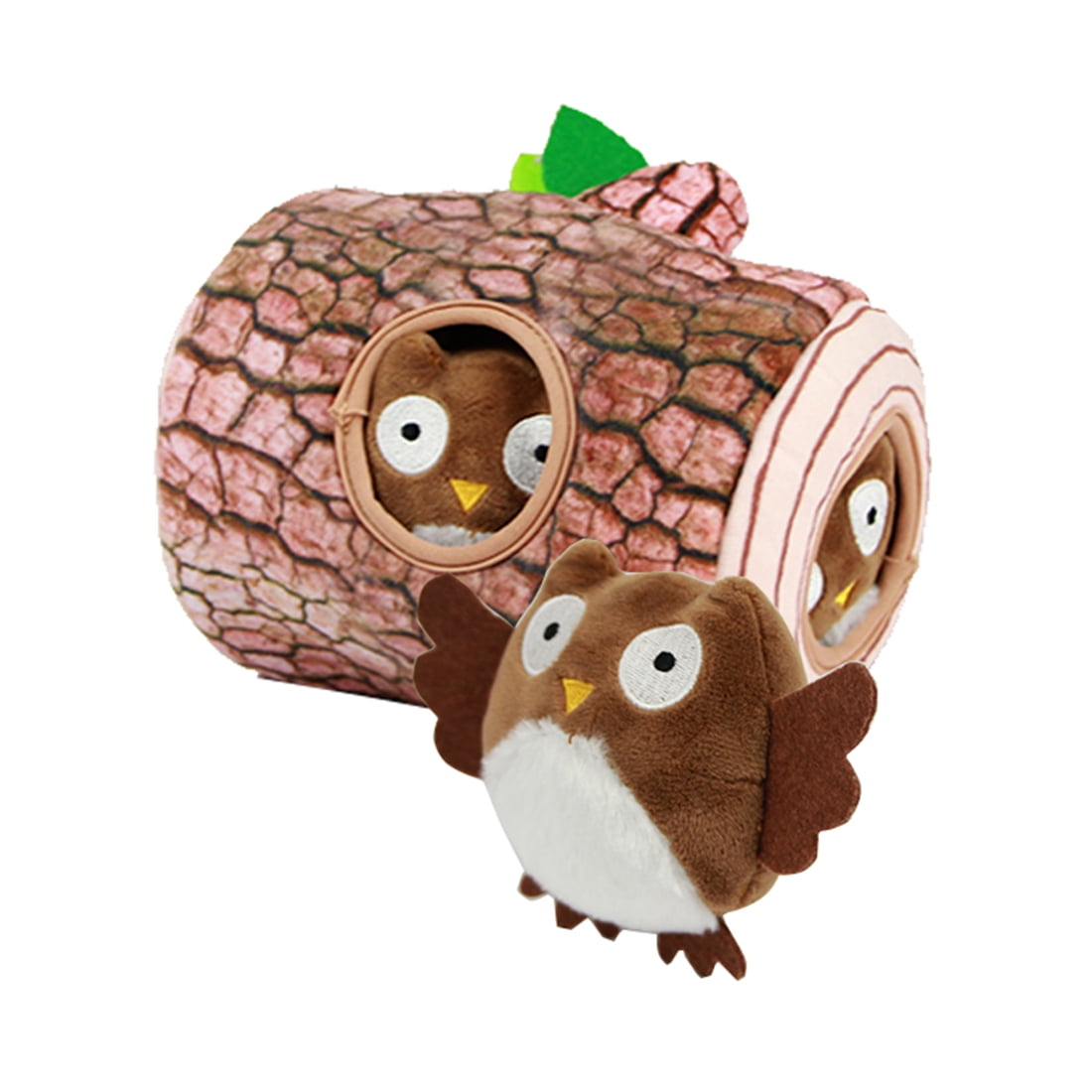 IFOYO 3-Piece Plush & Squeaky Dog Toy Set with Stuffed Owls for Gentle ...