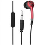 IFROGZ EarPollution Plugz with Mic - Red - Walmart.com