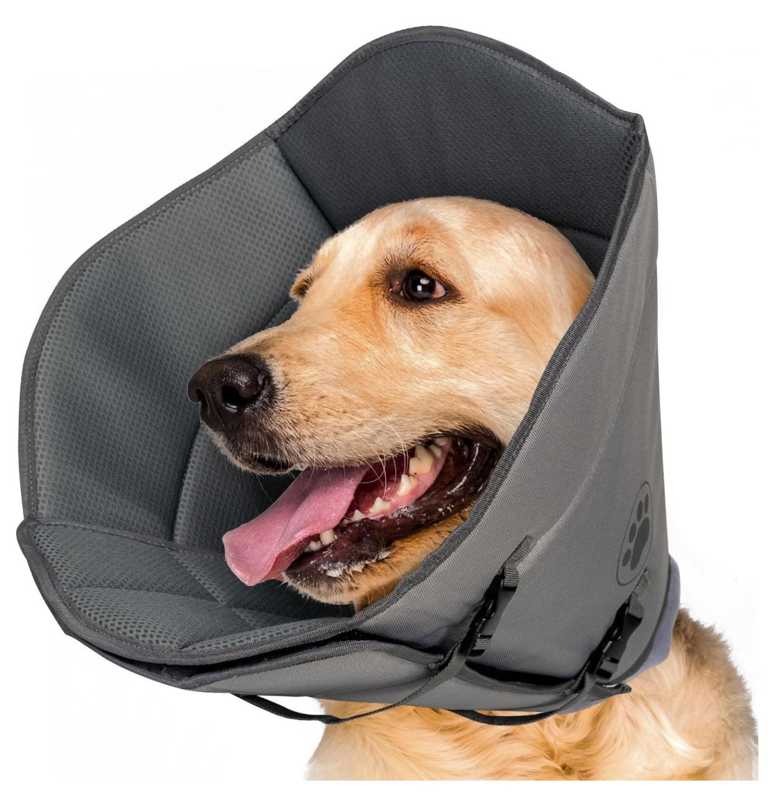 IFurffy Dog Cone for After Surgery Breathable Soft Dog Cone for Large ...