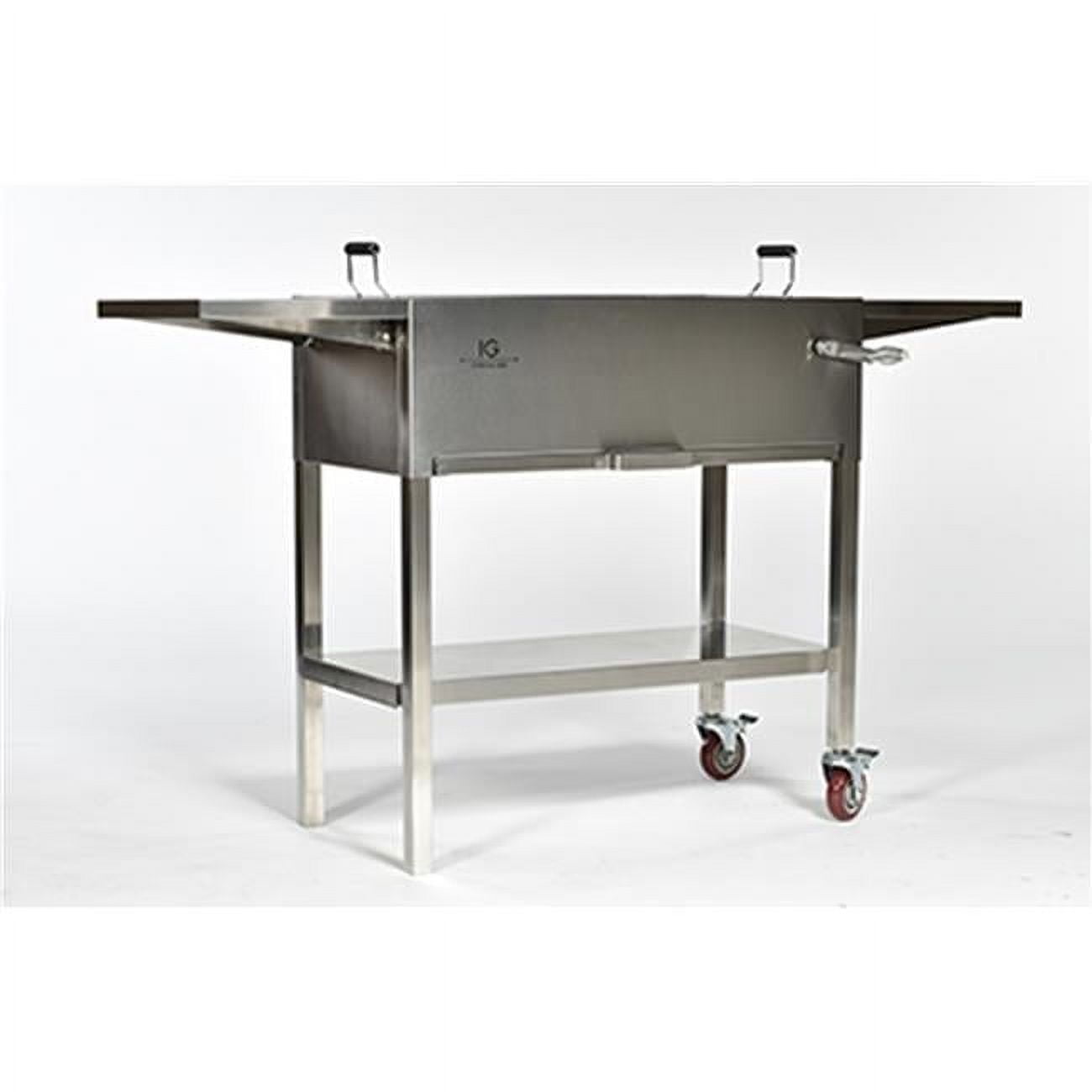 IG Charcoal BBQ Stainless Steel Charcoal Grill in Gray - Walmart.com