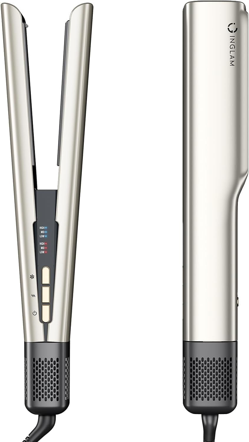 IG INGLAM Air Straightener - Advanced One-Step High-Speed Airflow Hair ...