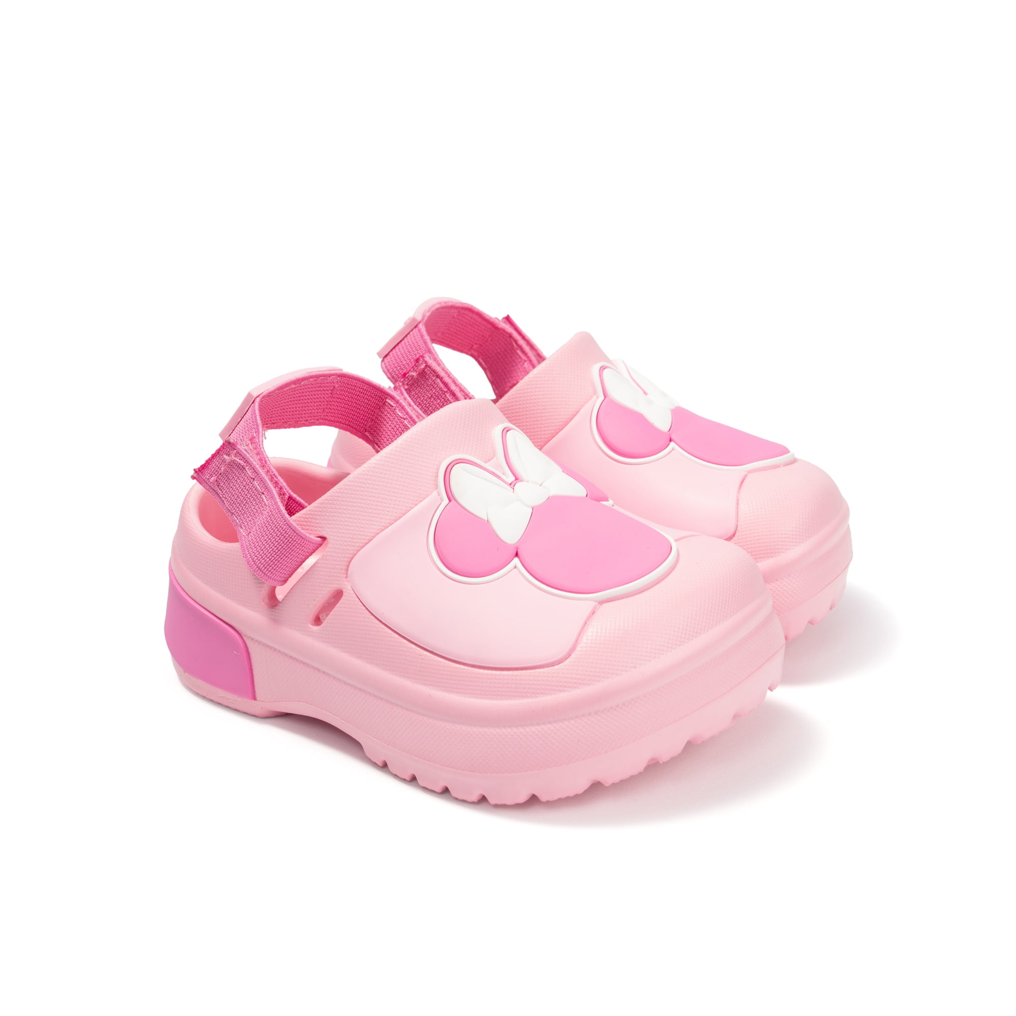 Baby Girls Minnie Mouse Adjustable Strap Clog - Walmart.com