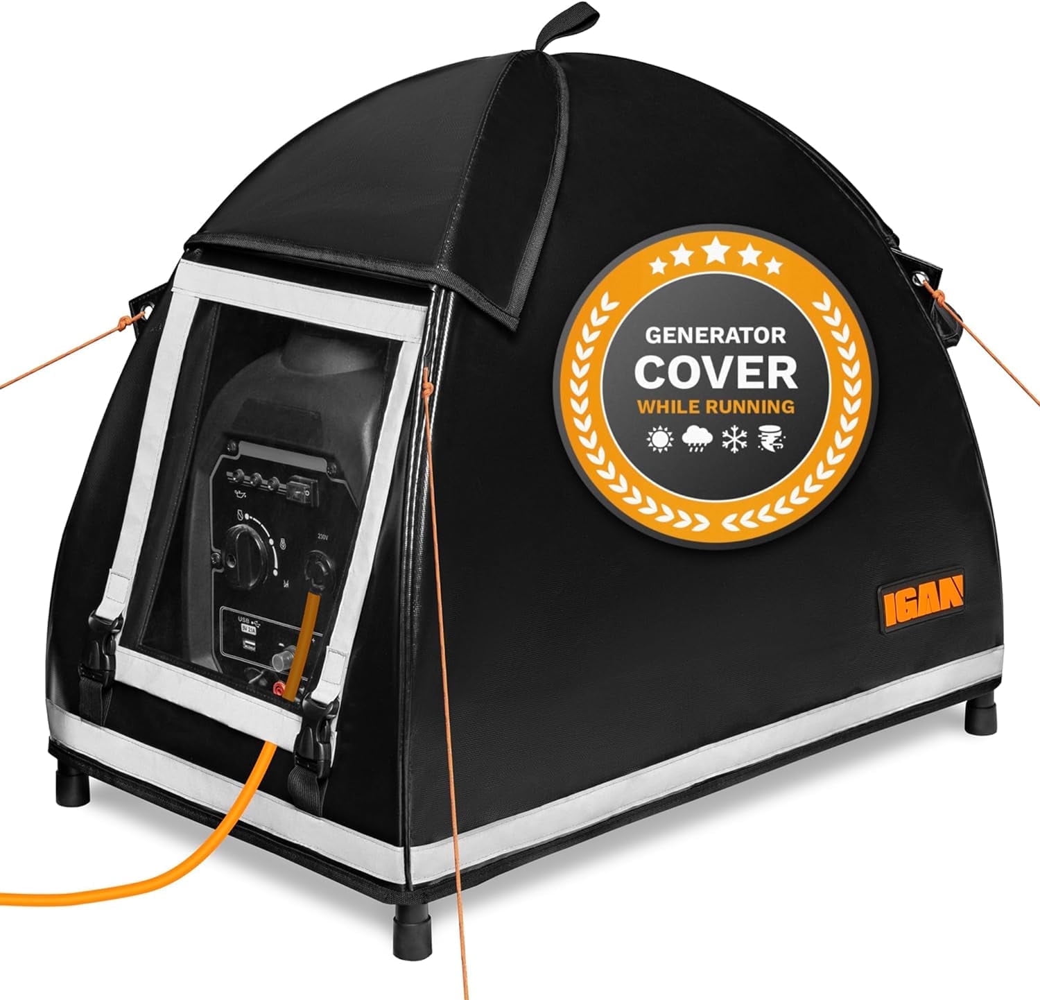 IGAN Small Inverter Generator Tent Tarpaulin Cover While Running ...