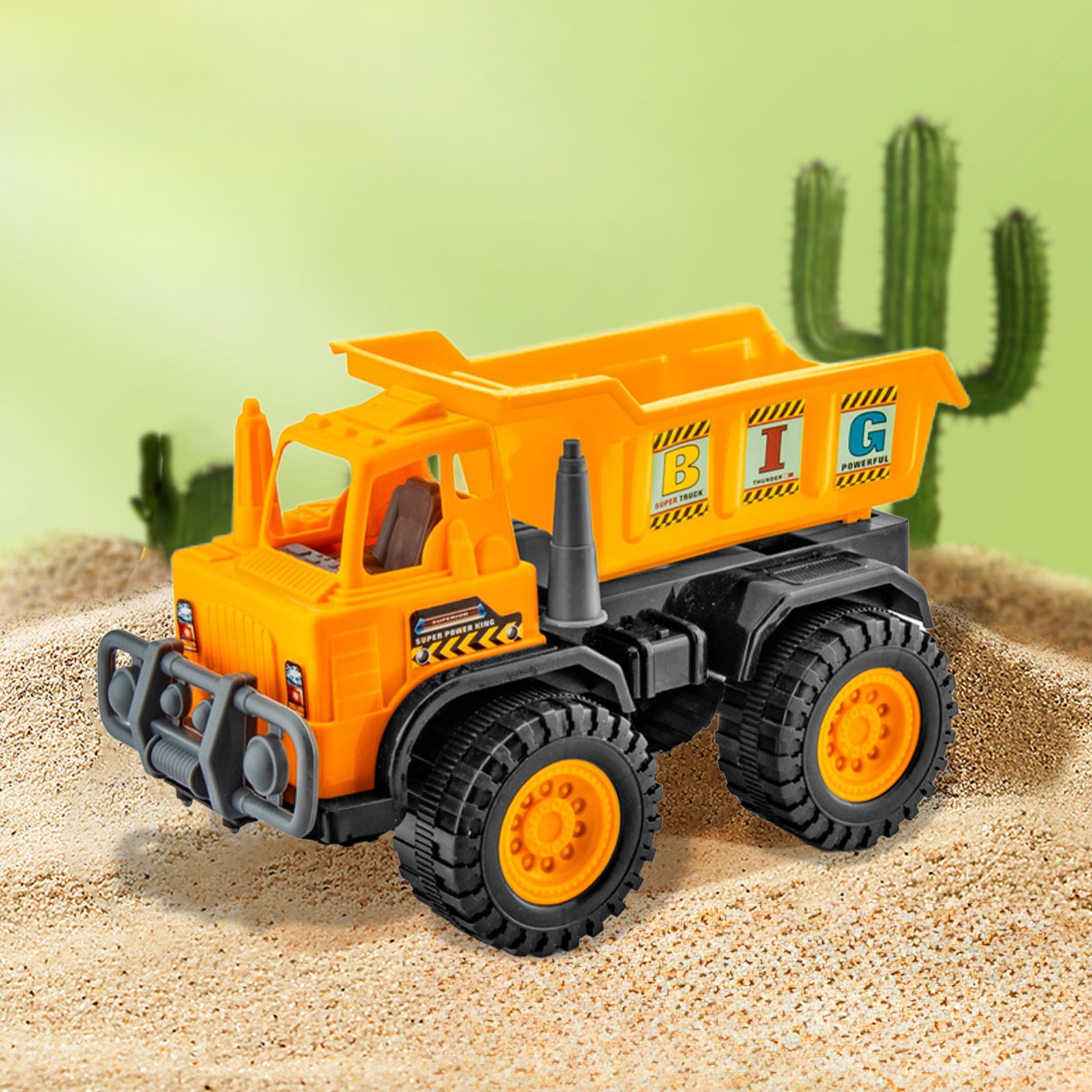 IGEED Construction Excavator Yellow Engineering Vehicle Toys ...