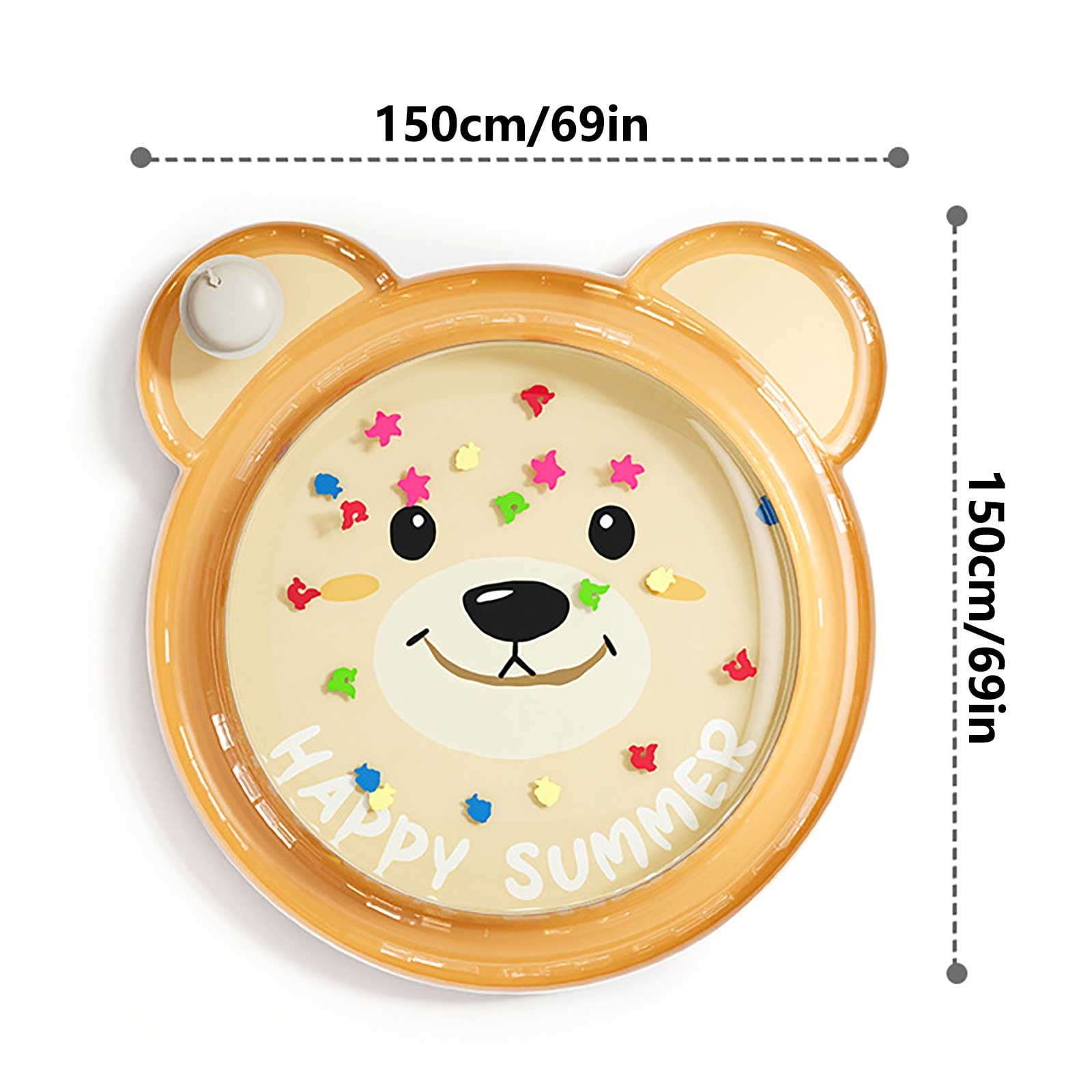 IGEED Cooling Water Mat for Baby,Tummy Time Water Mats,Inflatable Water ...