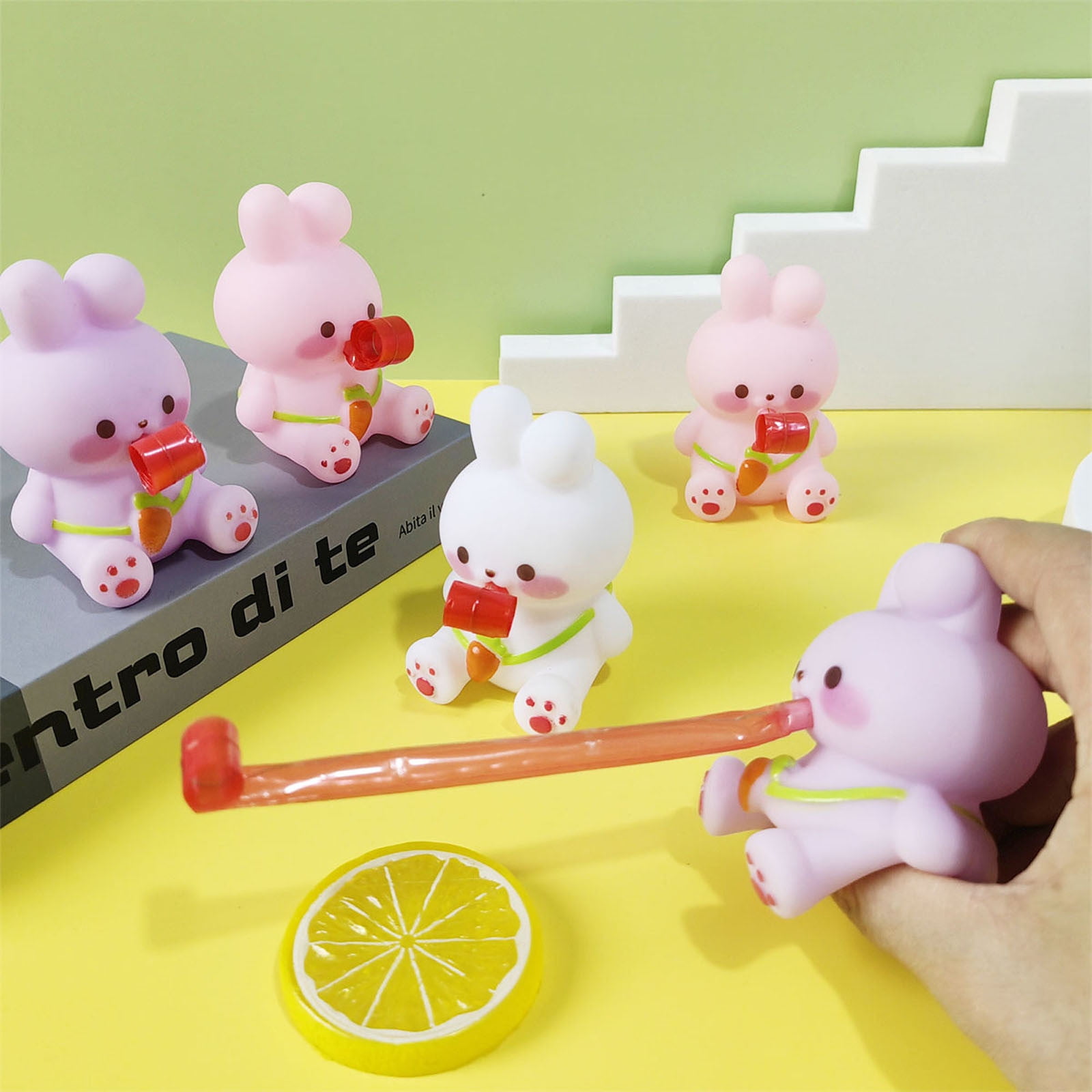 IGEED Cute Animals Taba Squishy Toys for Kids & Adults,Rabbit Stress ...