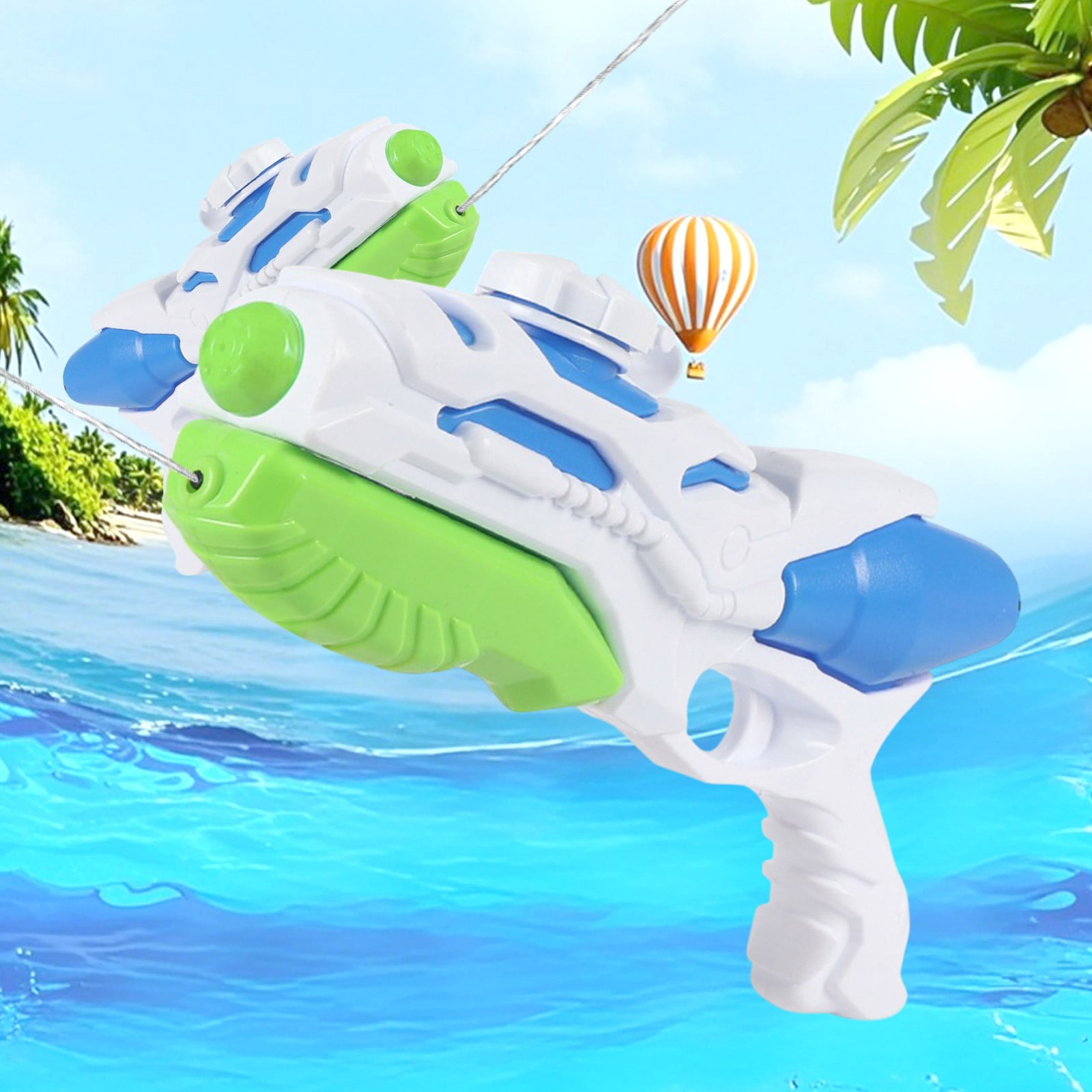 IGEED Double Nozzle Water Squirt Toy,Summer Water Splash Toys,Swim Pool ...