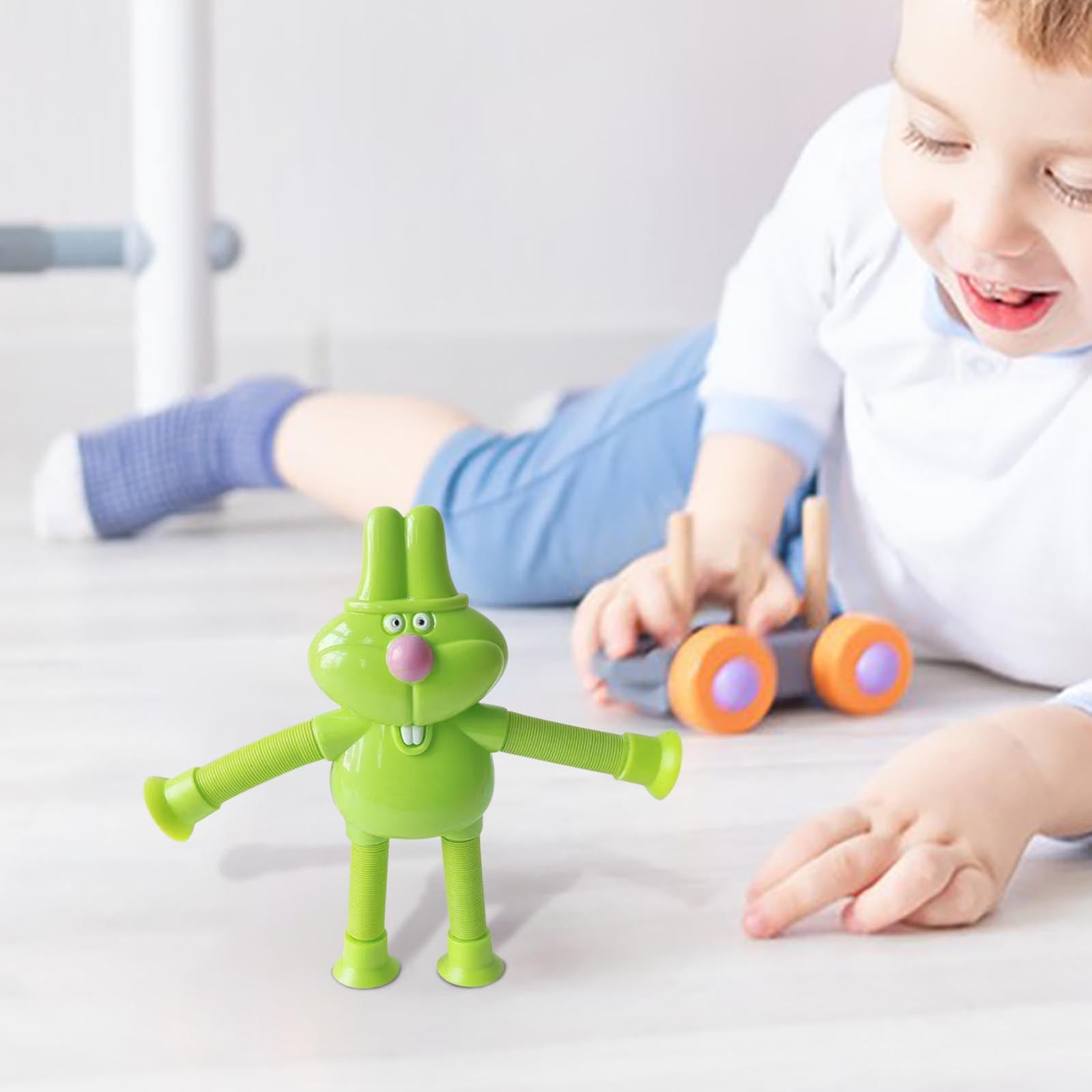IGEED Easter Bunny Suction Cup Pop Tubes Toys,Sensory Toys for Kids ...