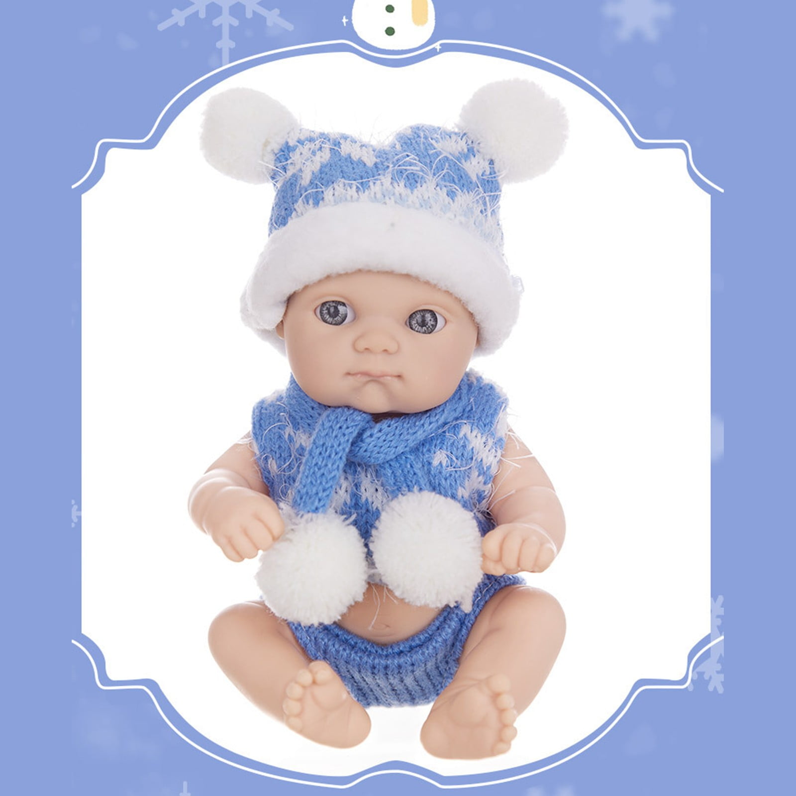 IGEED Enamel Doll 7-inch Mini Enamel Doll Children's Toy Baby Toys Doll ...