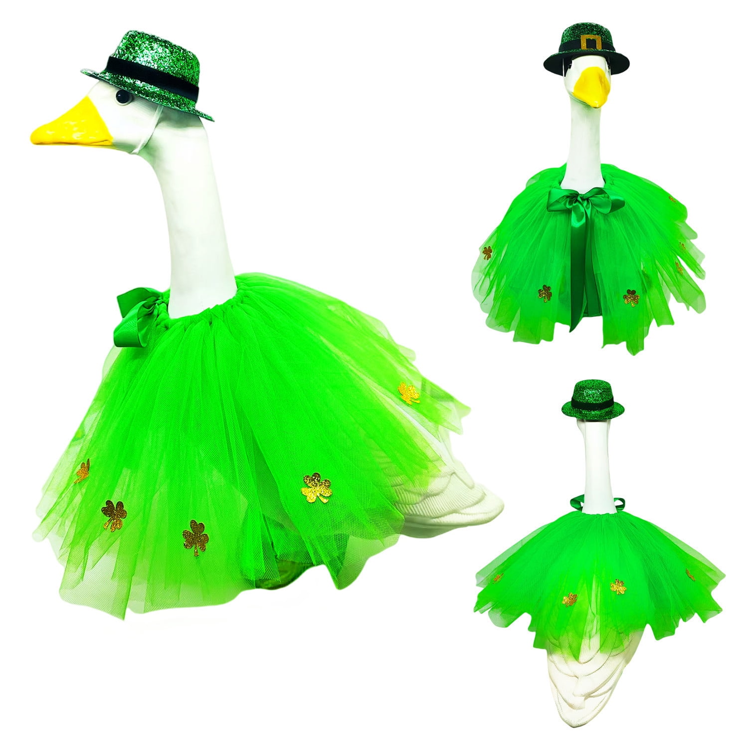 IGEED Goose Outfit Goose Clothes for 23" High Cement or Plastic Goose ...