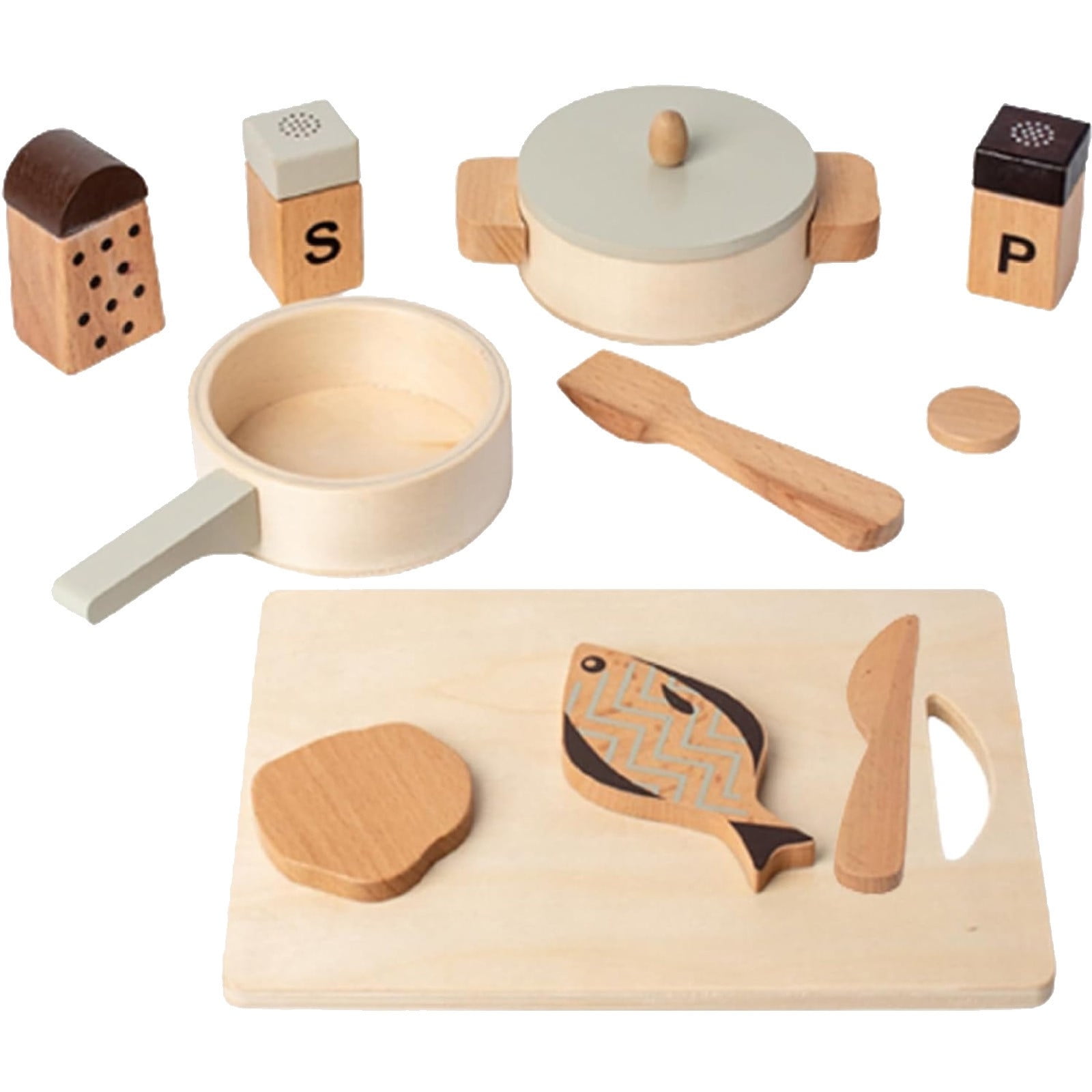 IGEED Kids Kitchen Playset,Play Kitchen Accessories,Wooden Pretend Play ...