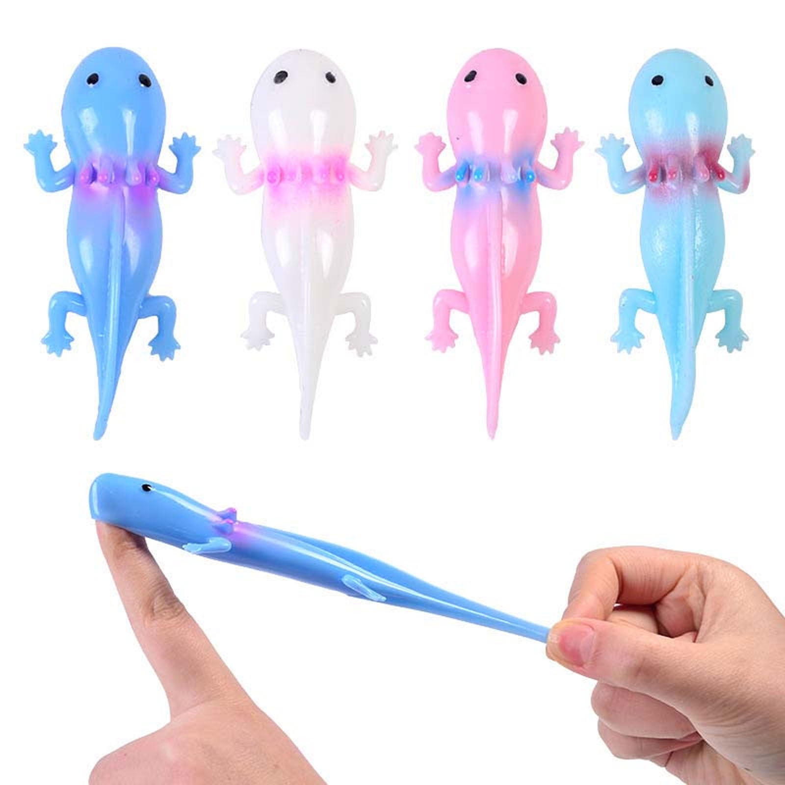 IGEED Rubber Axolotl Slingshot Sensory Fidget Toy,Axolotl Party Favors ...